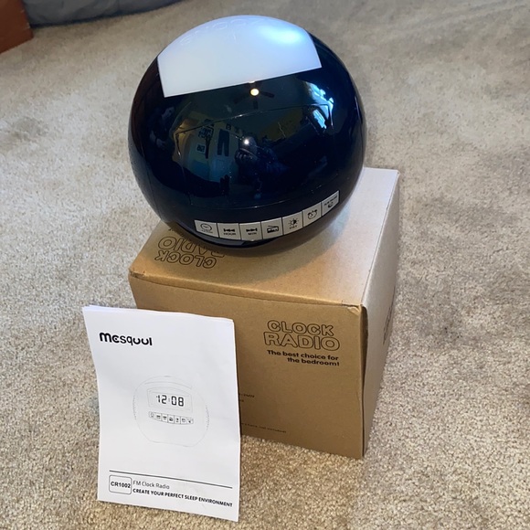mesqool | Other | Mesqool Black Alarm Clock | Poshmark